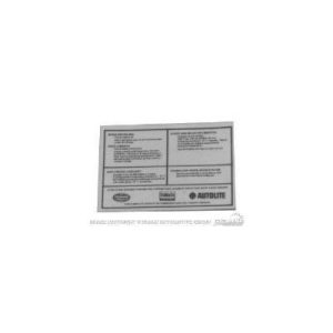 Engine Compartment Decals » Product categories » Sydney Mustang Parts